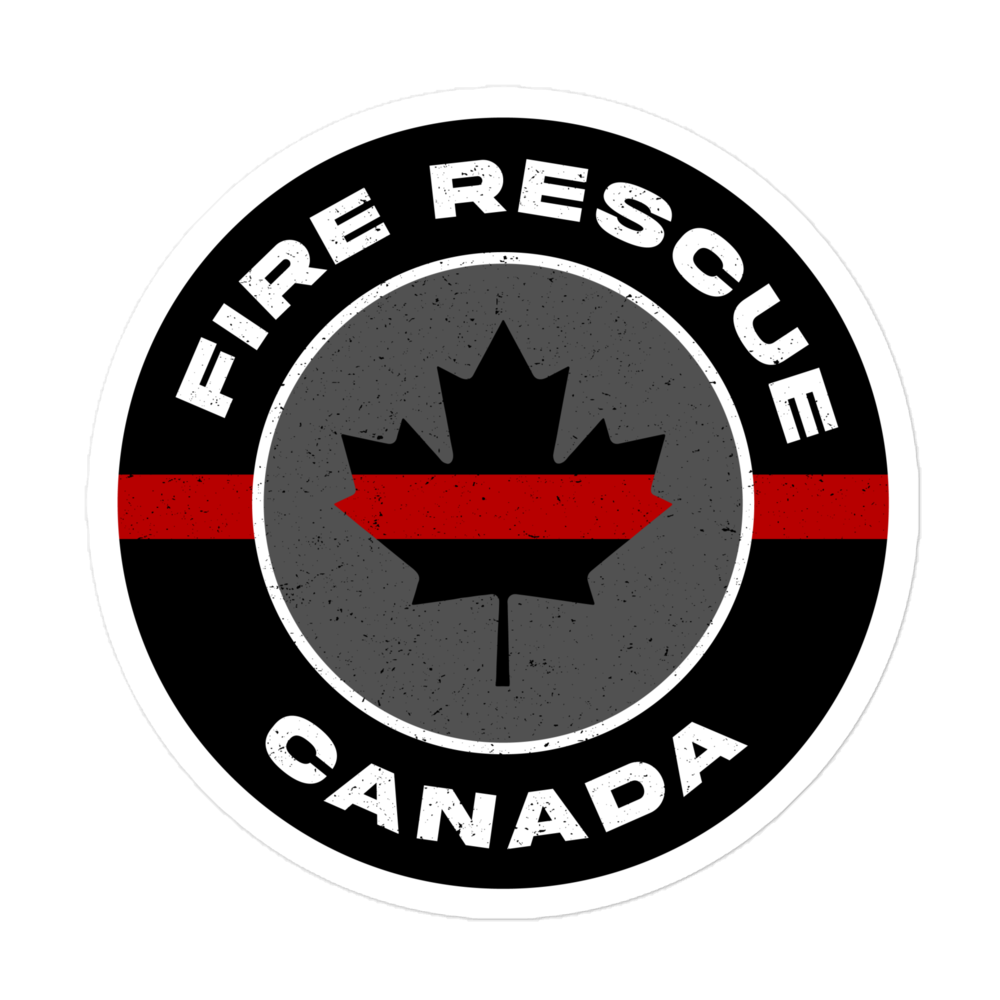 Fire Rescue Canada Sticker – Train Your Probie