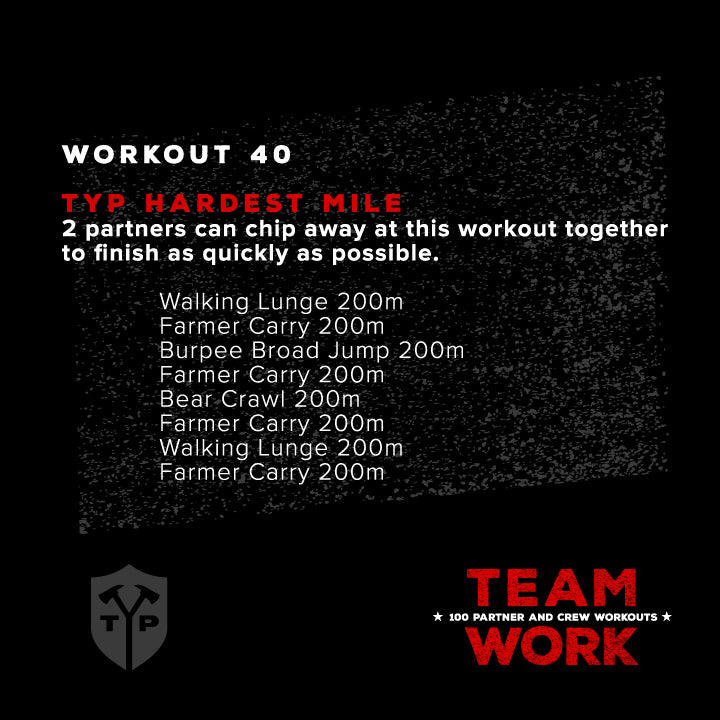 TEAM WORK: 100 Partner & Crew Workouts (DOWNLOAD) – Train Your Probie